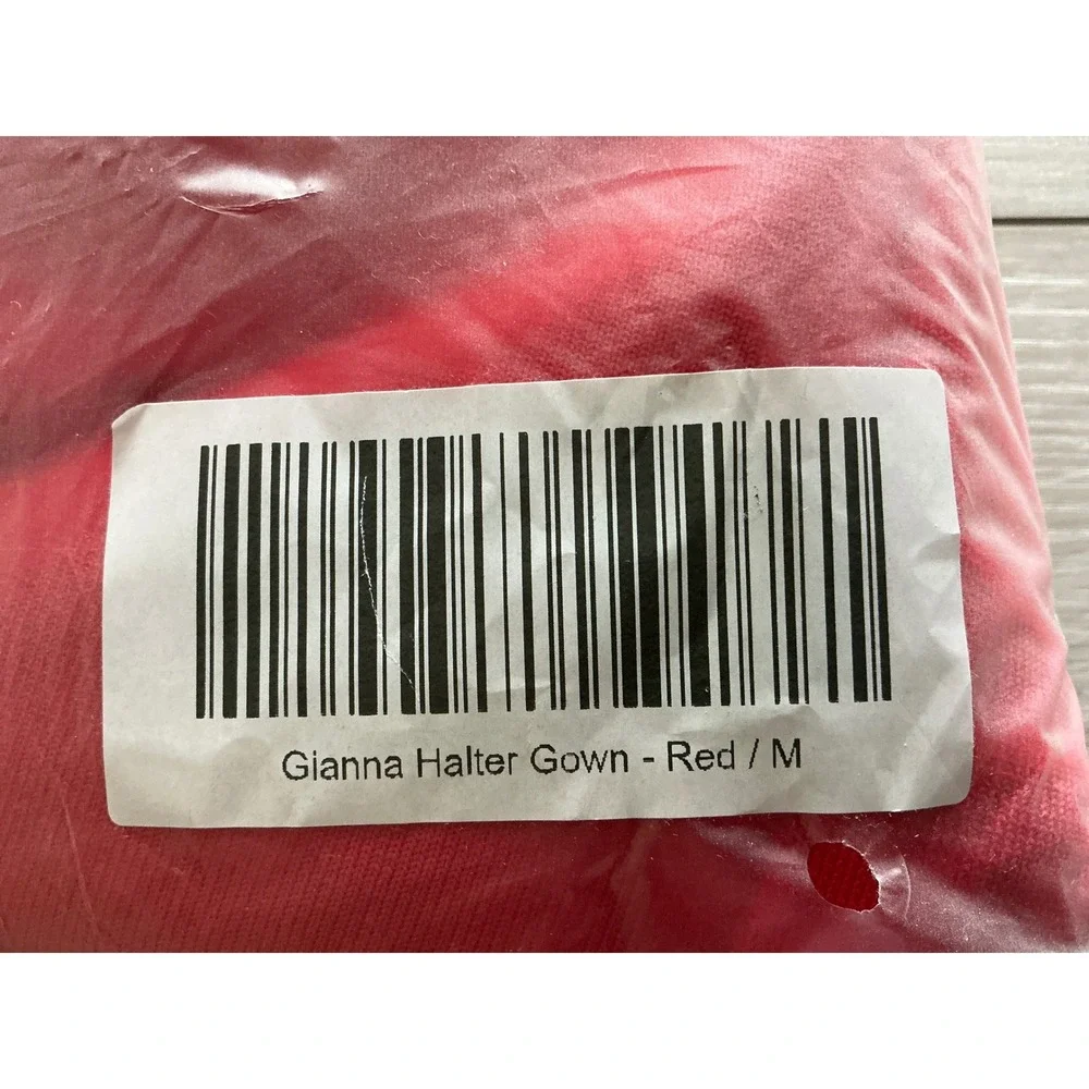 YG Collection | Dresses | Yg Collection Gianna Halter Gown Red Medium ...
